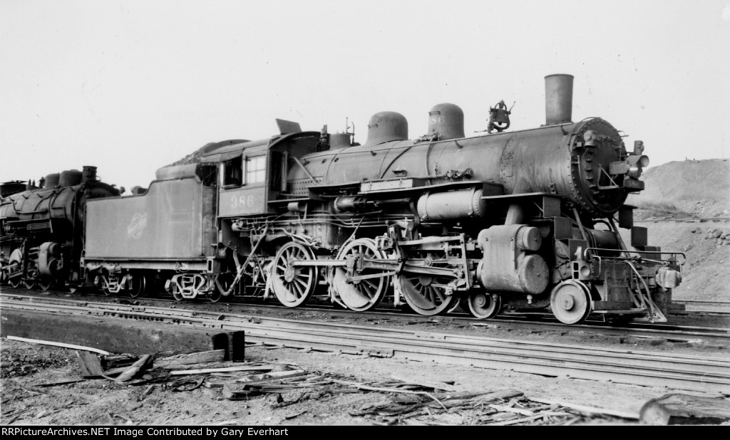 CNW 4-6-0 #386 - Chicago & North Western